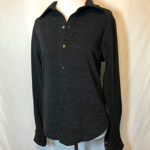 Todd Oldham | Tops | Todd Oldham Vintage Sparkly Button Down Shirt ...